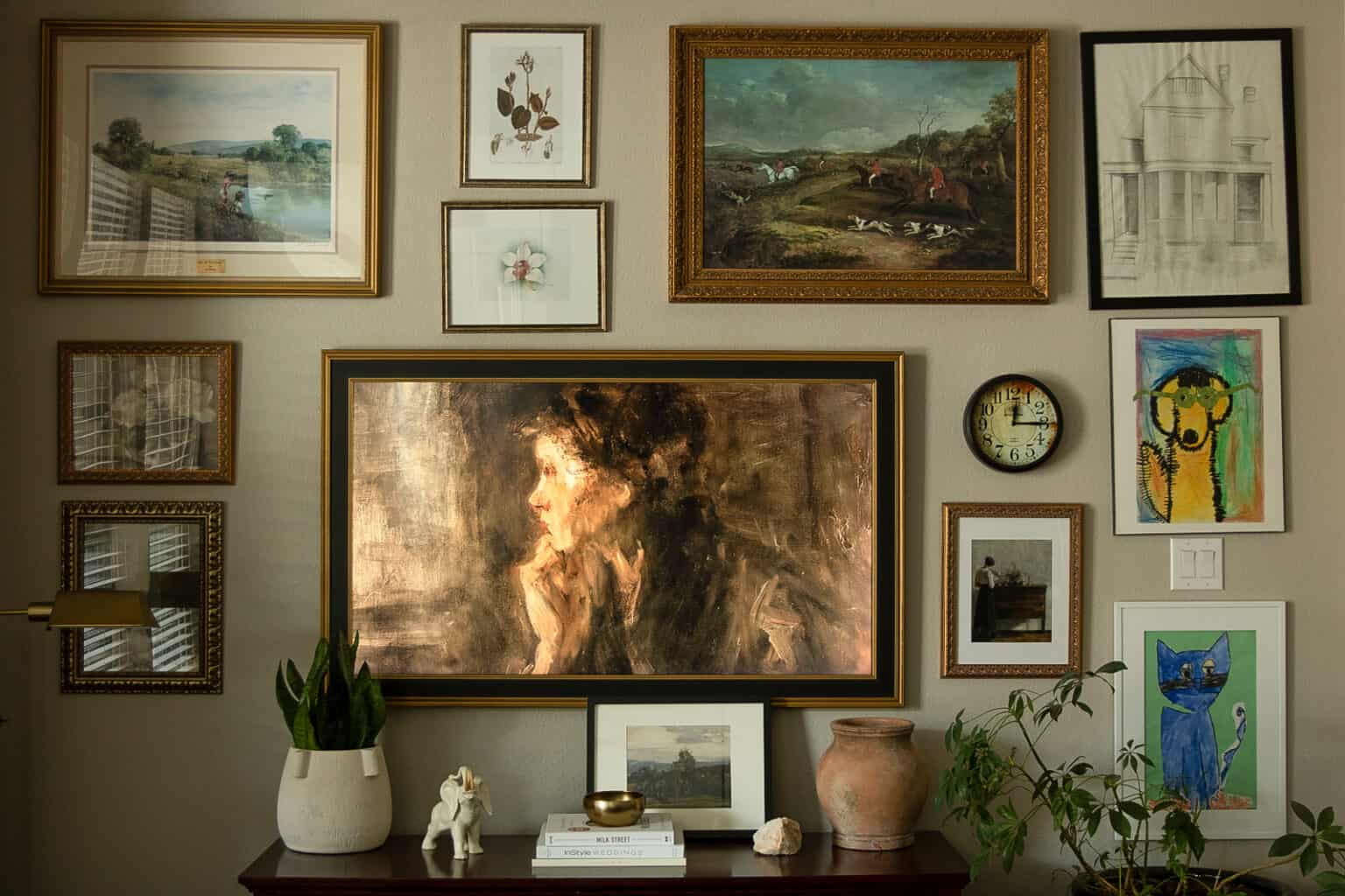 Create a Gallery Wall with a TV
