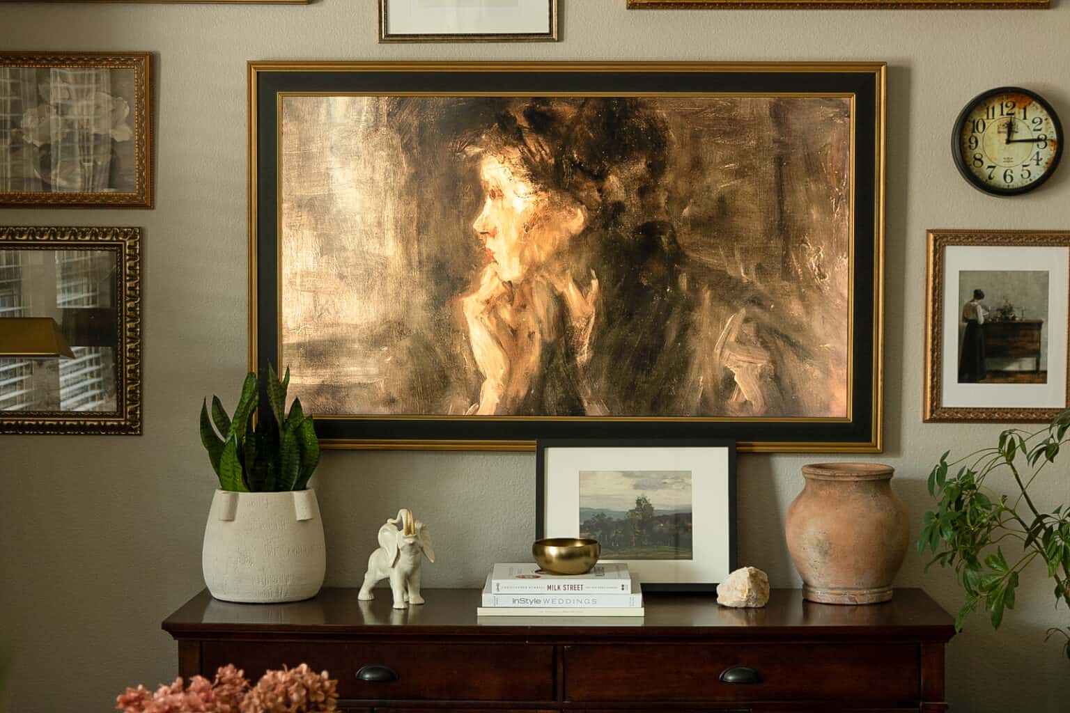 Create a Gallery Wall with a TV